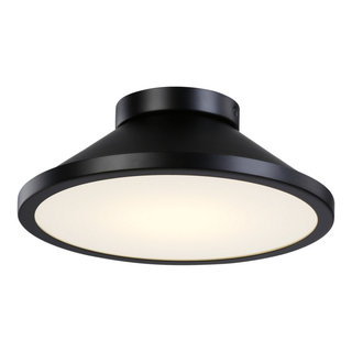 Lucida LED Flush Mount in Black - Modern - Flush-mount Ceiling Lighting ...
