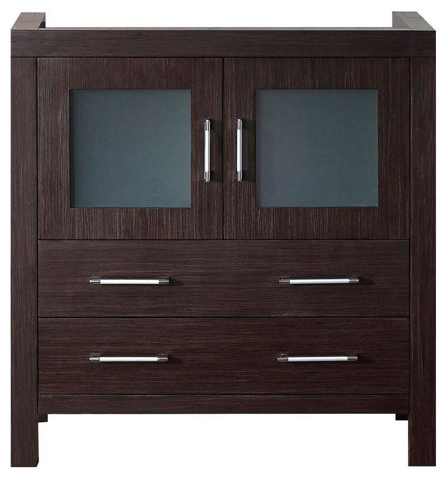 Dior 32" Single Cabinet, Espresso - Transitional - Bathroom Vanities ...