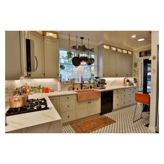 Country Modern Mini Kitchen Remodel - French Country - Kitchen ...