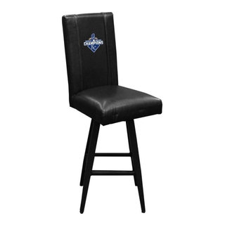 Kansas City Royals 2015 Champions Swivel Bar Stool With Black Vinyl ...