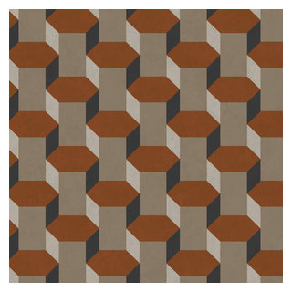 Sublime Vintage Geometrics Wallpaper - Contemporary - Wallpaper - by ...