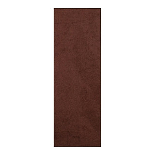 Furnish My Place Chocolate Solid Color Rug Made In Usa, 2' x 12 ...