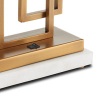 Currey and Company 6000-0834 Parallelogram Brass Table Lamp ...