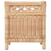 Square Rattan Decorative Indoor Planter Stand, Small - Tropical ...