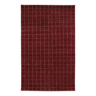 Chandra Chelsea Che1616 Rug, Burgundy/White, 2'0"x3'0" - Contemporary ...