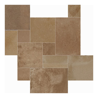 Adagio Rosso Modular Porcelain Floor and Wall Tile - Contemporary ...