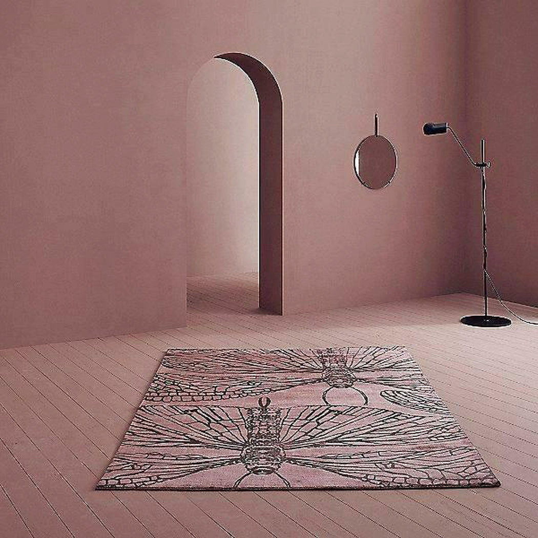Akinori Bordeaux Wine, Multicolor, Handmade Area Rug 78"x116" By Linnie ...