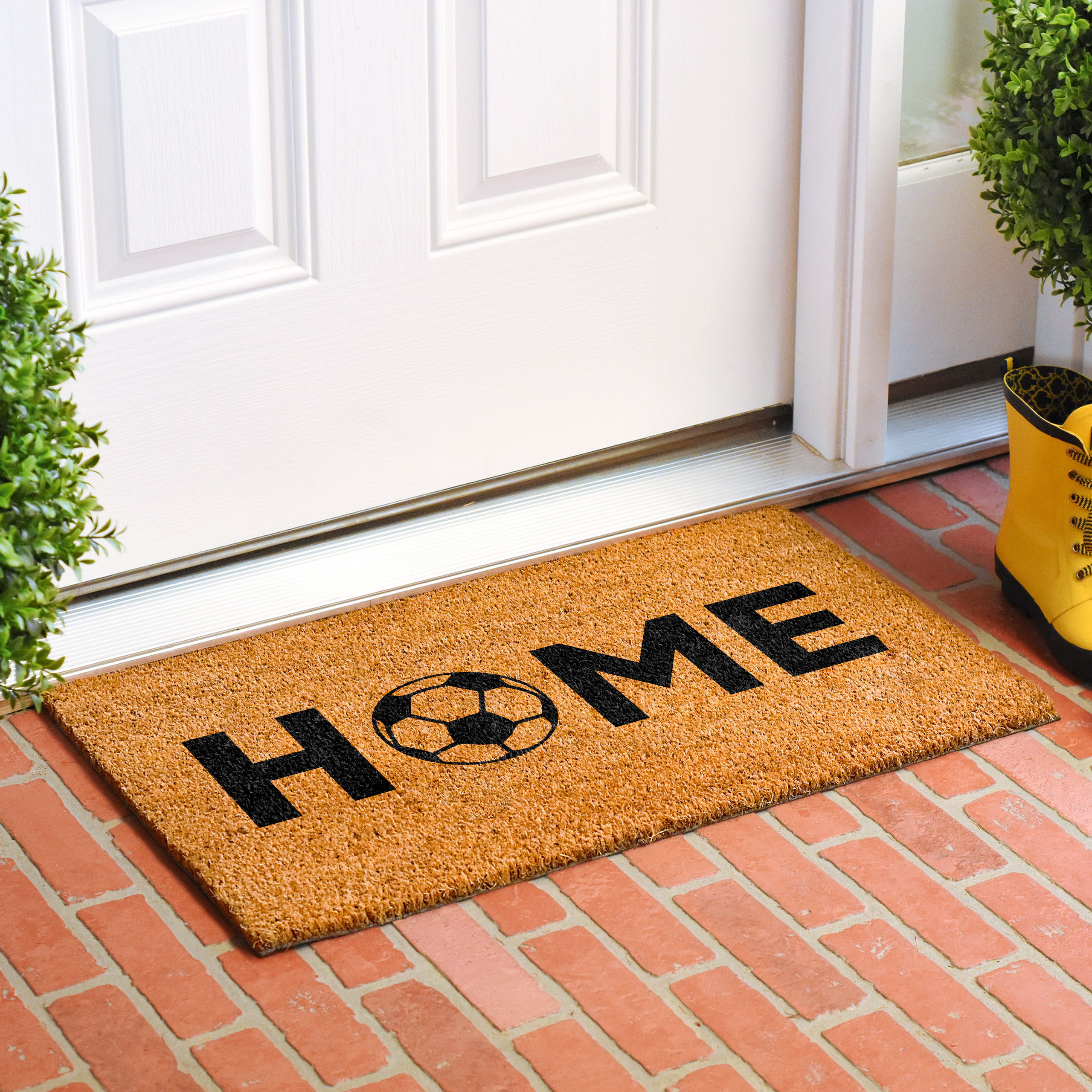 Calloway Mills Soccer Home Doormat, 24'' X 36'' - Contemporary ...