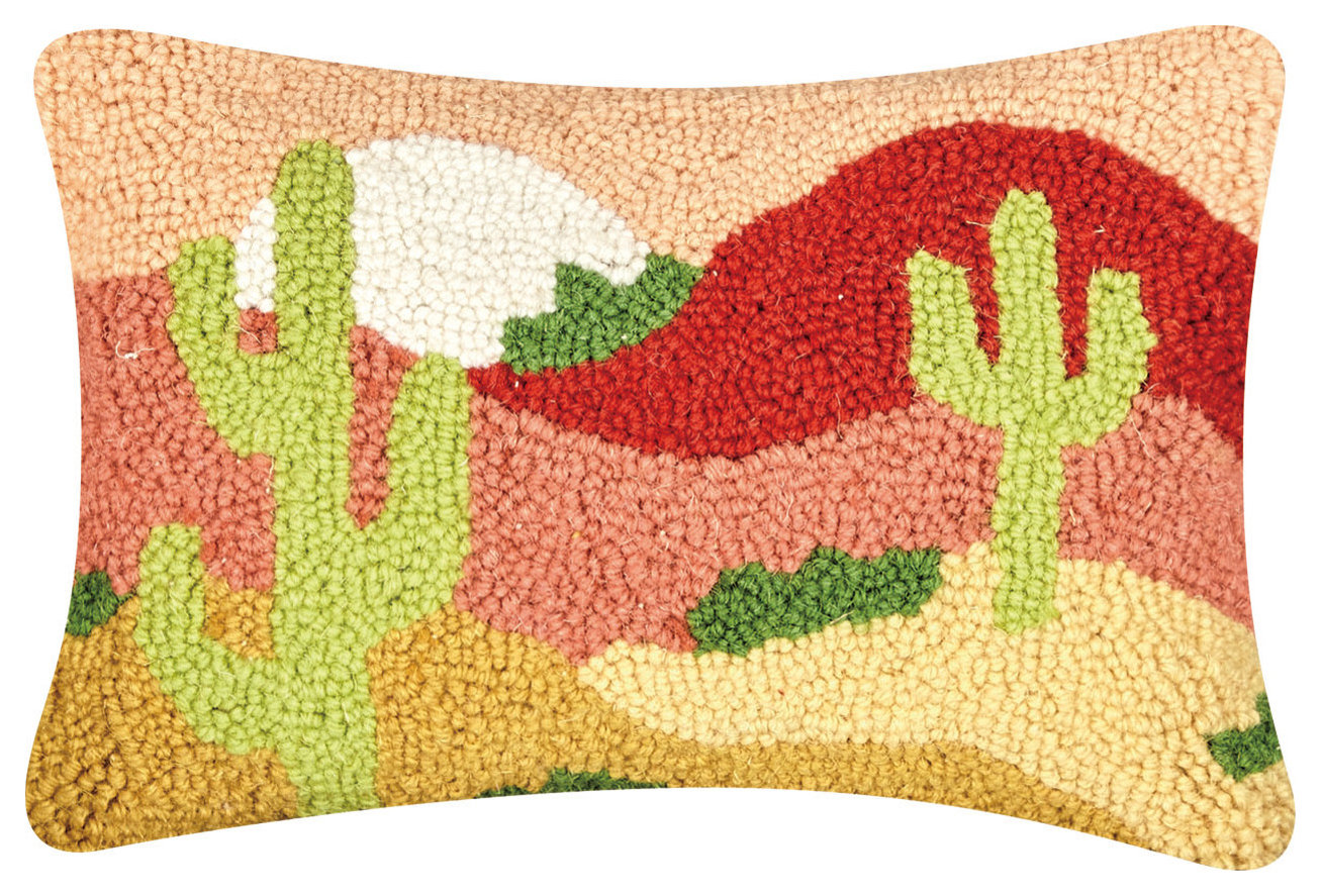 Sunset Hook Pillow - Southwestern - Decorative Pillows - by Peking Handicraft, Inc. | Houzz