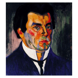 Kazimir Malevich Self Portrait, 20"x25" Gallery Wrapped Canvas Print ...