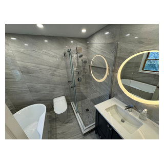 Small Bathroom with Shower - Contemporary - Bathroom - New York - by ...