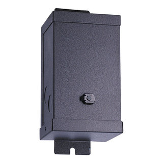 12V 300W Hardwire Magnetic Transformer in Black, 4.000 - Transitional ...