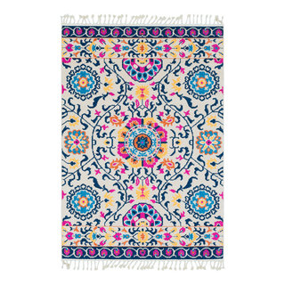 Machine Woven Love Area Rug LOV-2317, 5'x7'3" - Mediterranean - Area ...