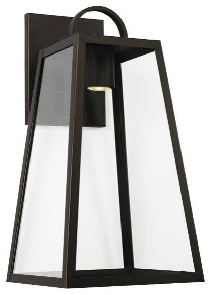 Capital Lighting 943713OZ-GL Leighton, 1 Light Outdoor Wall ...