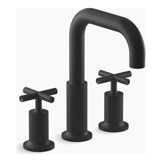 Kohler T14428-3-BL Purist Deck Mounted Roman Tub Filler - Contemporary ...