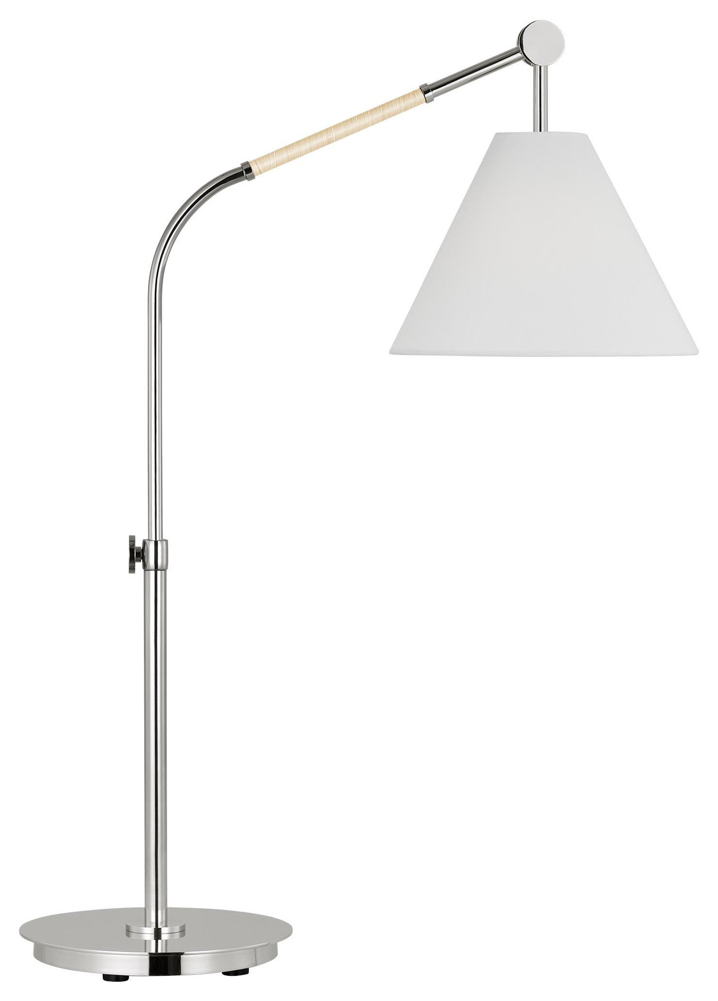 Remy Large Task Table Lamp, Polished Nickel - Transitional - Desk Lamps ...