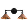 Copper Vanity Light, Industrial Decor - Industrial - Bathroom Vanity ...