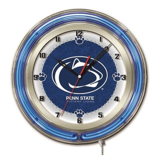 Penn State 19" Neon Clock - Contemporary - Wall Clocks - by Holland Bar ...