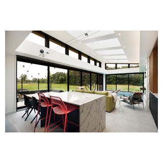 Prairie Pool House - Modern - Sunroom - Minneapolis - by Belle Kitchen ...