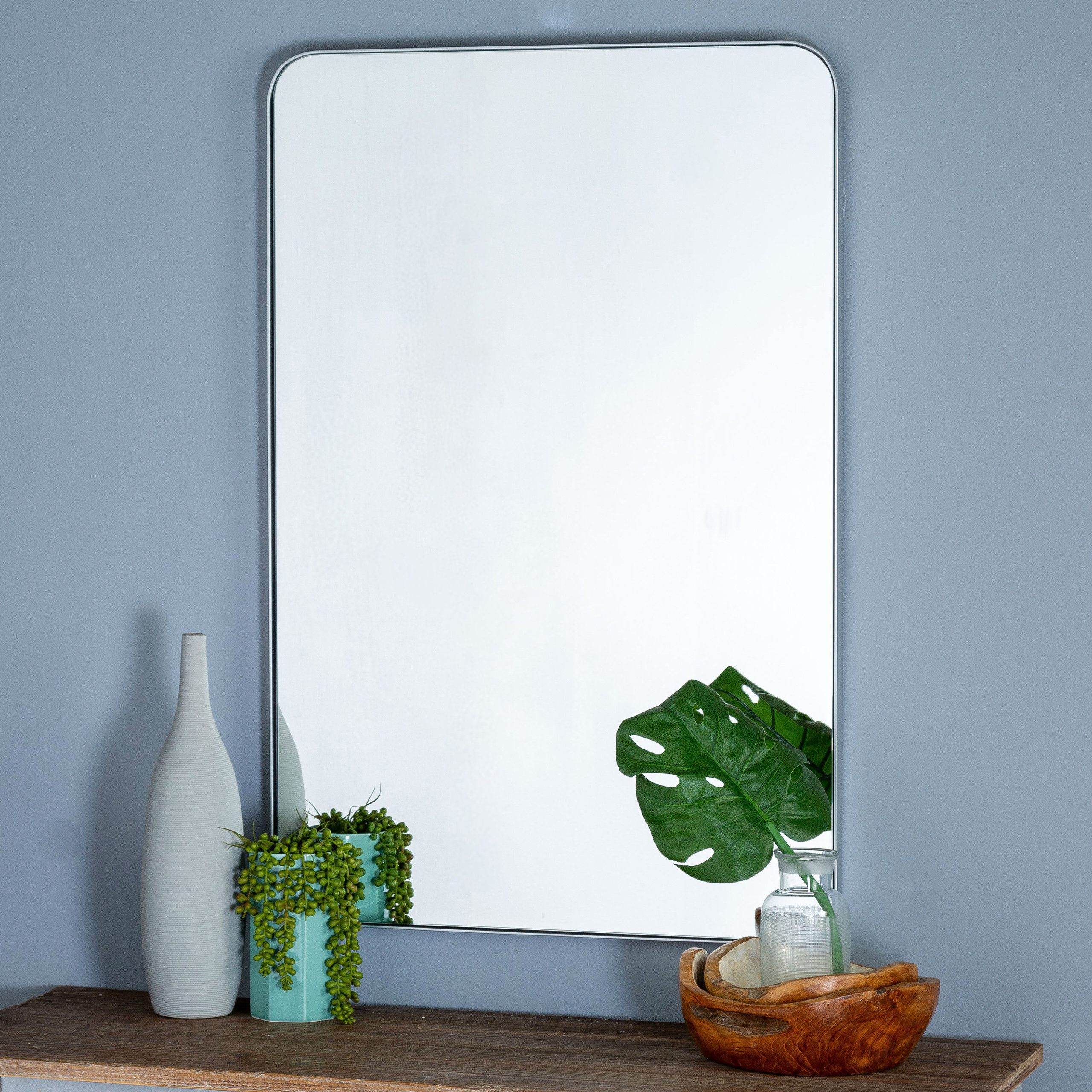 Ryne Silver Mirror - Contemporary - Wall Mirrors - by Cooper Classics ...