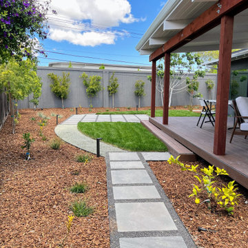 75 Wood Fence Landscaping with a Fire Pit Ideas You'll Love - May, 2025 ...