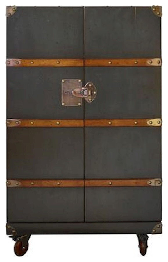 Authentic Models Polo Club Bar, Gunmetal Grey/Distressed French ...