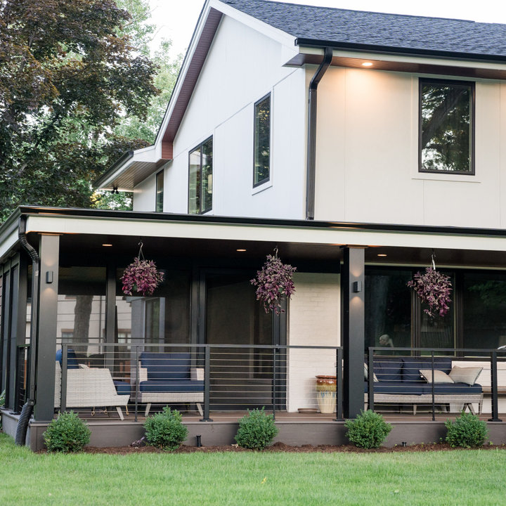 75 Beautiful Modern Front Veranda Ideas and Designs - September 2025 ...