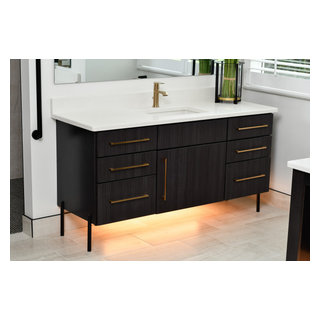 Modern Primary Bathroom Remodel King George, VA - Modern - Bathroom ...