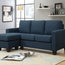 Joshua Sectional Chofa, Peacock Blue - Transitional - Sectional Sofas ...