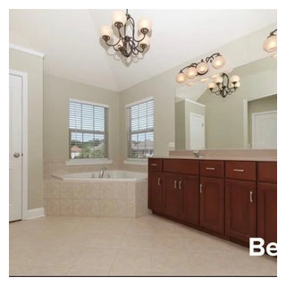 White Bathroom Remodel - Modern - Bathroom - Chicago - by Cabinet Tree ...