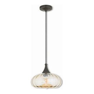 Borough Village1-Light Mini Pendant, Coastal Style9.5"Wx10.5 ...