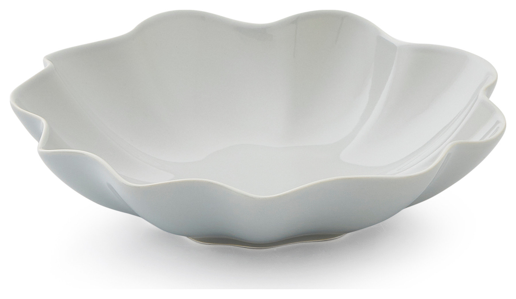 Portmeirion Sophie Conran Floret 9 Inch Pasta Bowl - Dove Grey ...