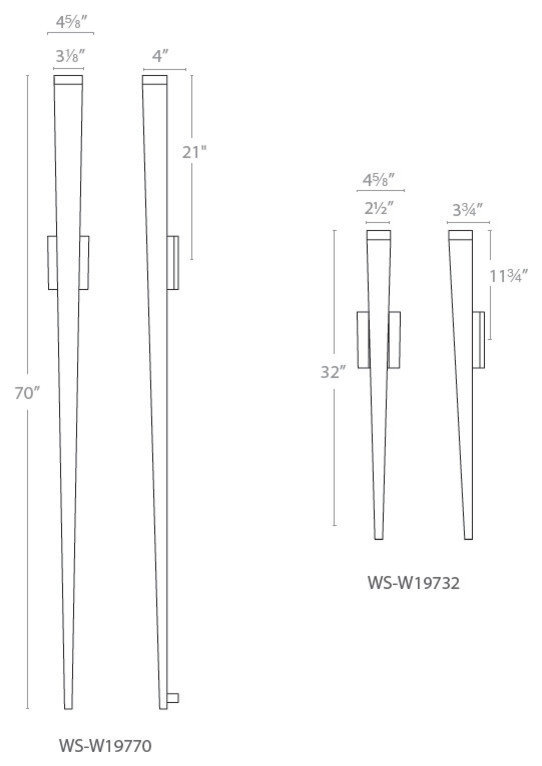Modern Forms Staff 32" LED Outdoor Wall Sconce - Transitional - Outdoor ...