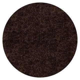 Momeni LUSTER SHAG LS01 APPLE GREEN RUG, 4' Round - Contemporary - Area ...