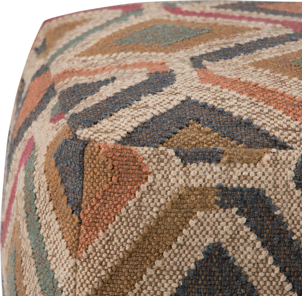 Johanna Square Pouf - Transitional - Floor Pillows And Poufs - by Simpli Home Ltd. | Houzz