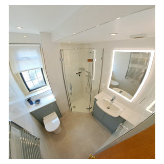 Compact Shower Room - Modern - Bathroom - Oxfordshire - by The Cotswold ...