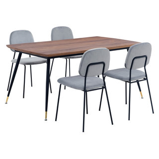 Messi and Lucy 5 Piece Dining Set - Midcentury - Dining Sets - by ...