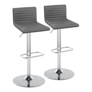 Venus Collection 2-Post Toilet Tissue Holder, Chrome Metal, Walnut Wood, Grey Pu - Contemporary ...