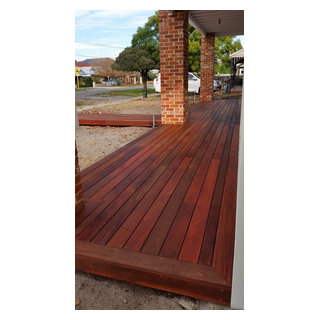 Jarrah Verandah & Deck - Modern - Perth - by WA Timber Decking ...