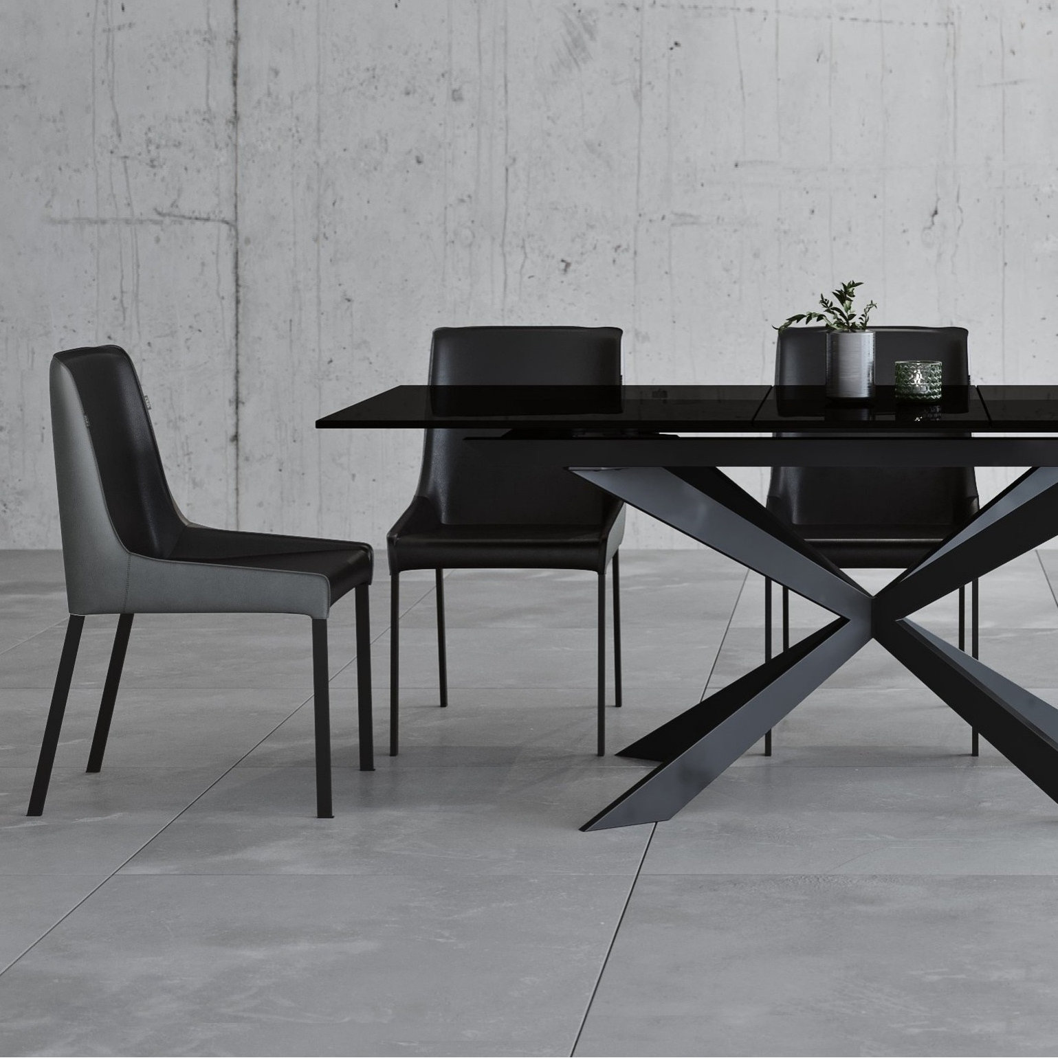 Helena Dining Chair - Black/Gray - Contemporary - Dining Chairs - by ...