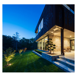 Ann Arbor Modern Residence Project - Rear Terrace - Modern - Landscape ...