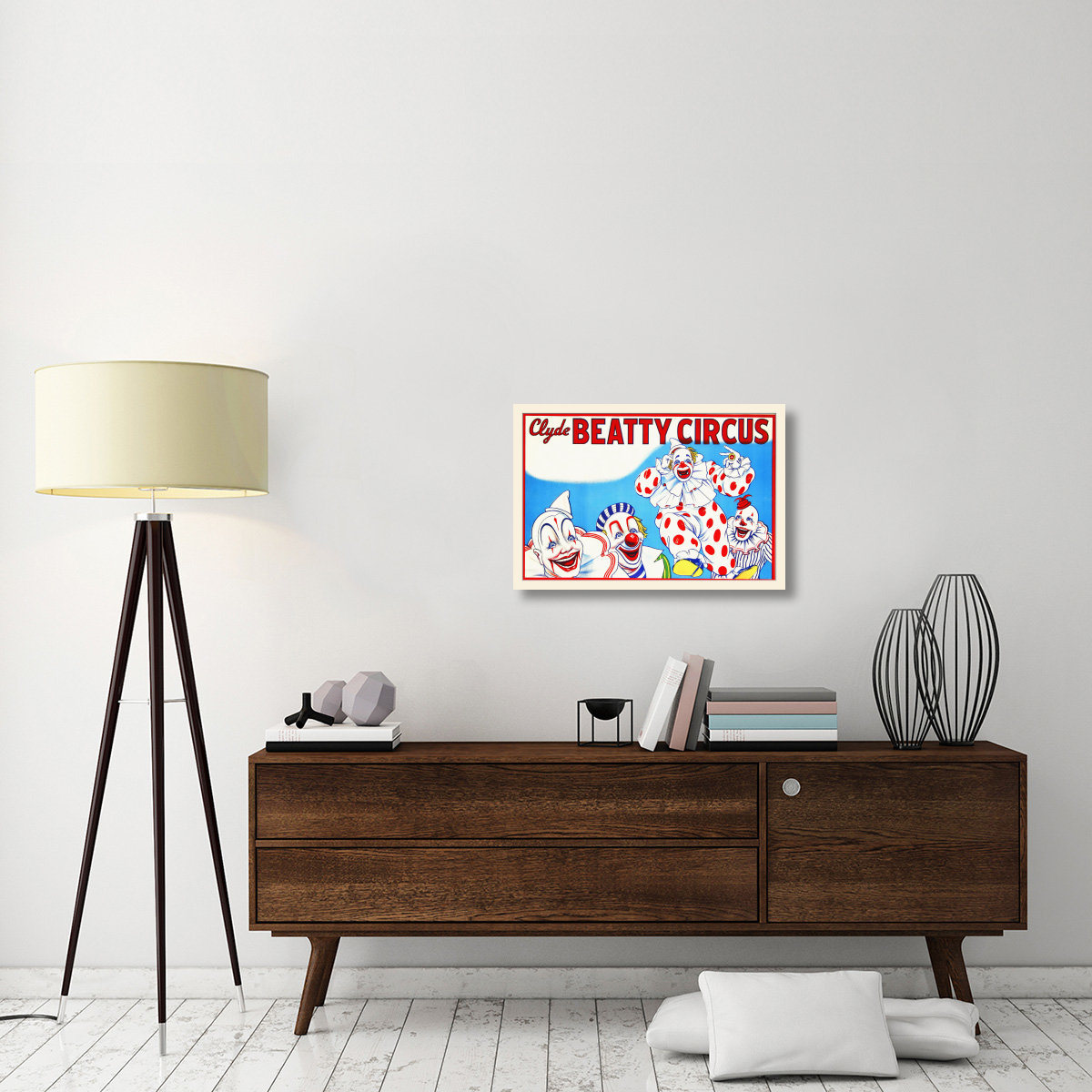 "Clyde Beatty Circus" Canvas Giclee by Hollywood Photo Archive, 30"x20 ...