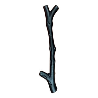 Large Tree Branch Door Pull Barn Door Handle - Matte Bronze finish ...
