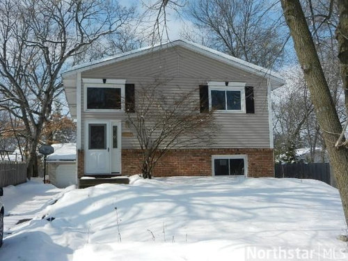 Front of house is plain