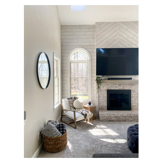 Living Room Facelift - Farmhouse - Living Room - New York - by ...