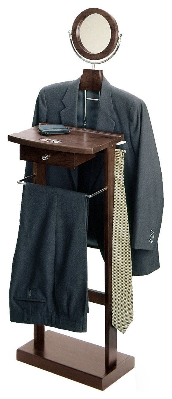 Winsome Wood Valet Stand With Wood Base - Transitional - Clothing ...