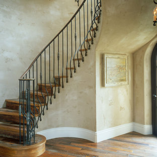 75 Beautiful Rustic Spiral Staircase Pictures & Ideas | Houzz