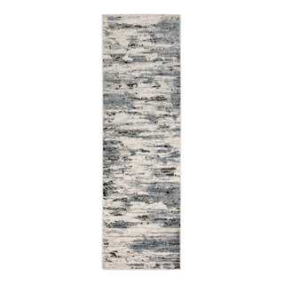 Oriental Weavers CARAVAN 750W8 Contemporary Blue/ Grey Runner Area Rug ...