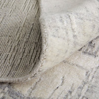 Kinton Modern Abstract Area Rug, 8'x8' Round - Contemporary - Area Rugs ...