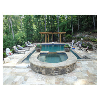 Straight Line Pools - Modern - Pool - Atlanta - by Georgia Classic Pool ...